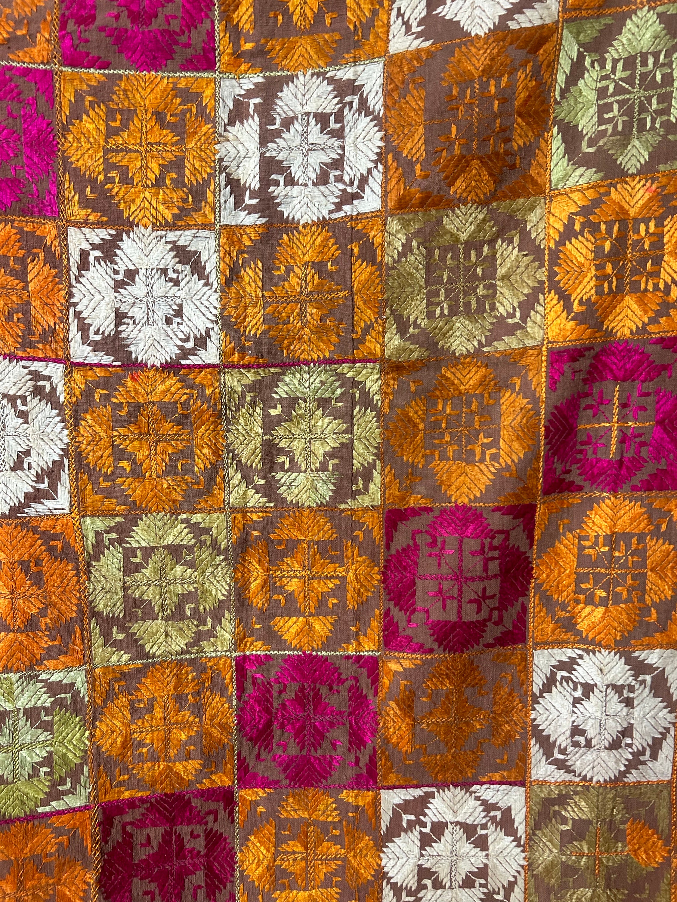 Vintage Phulkari Antique Phulkari Indian Antique Textile Phulkari ...