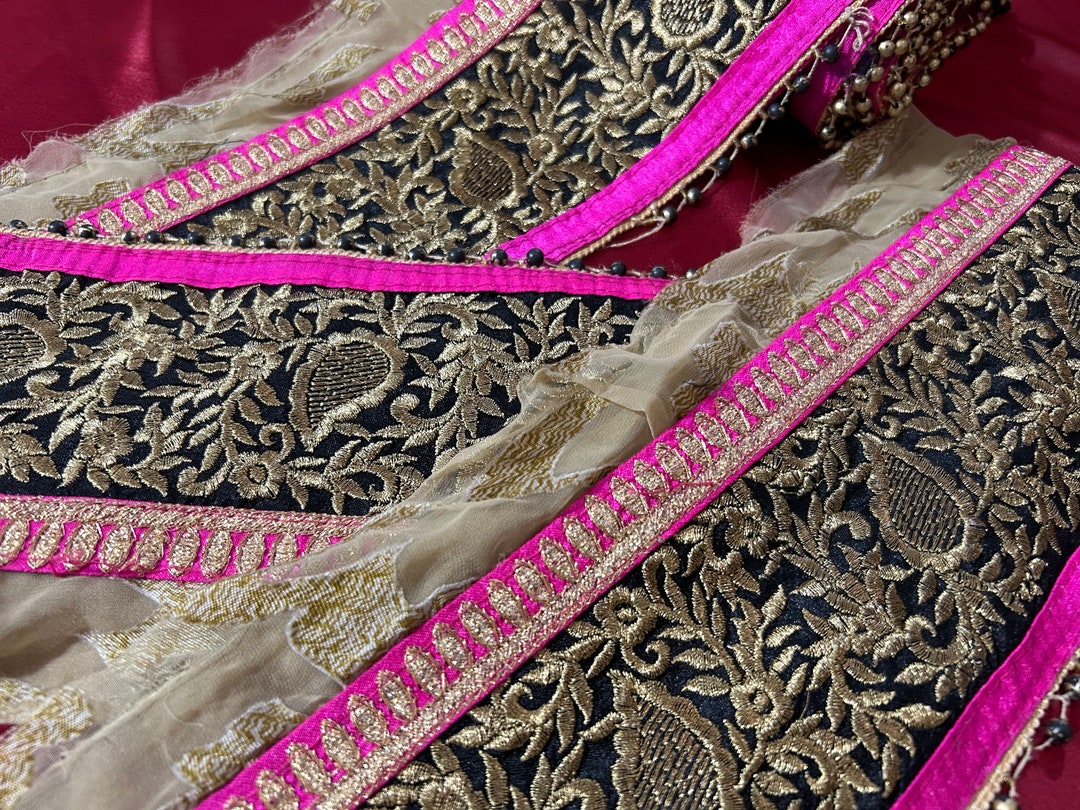 Vintage Saree Border Craft Decor Vintage Sari Trims Indian Sari Border Designer Embroidery ...