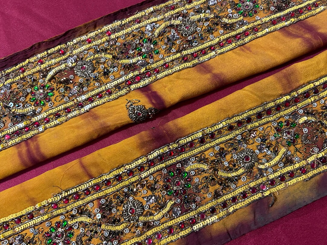 Vintage Saree Border Craft Decor Vintage Sari Trims Indian Sari Border ...