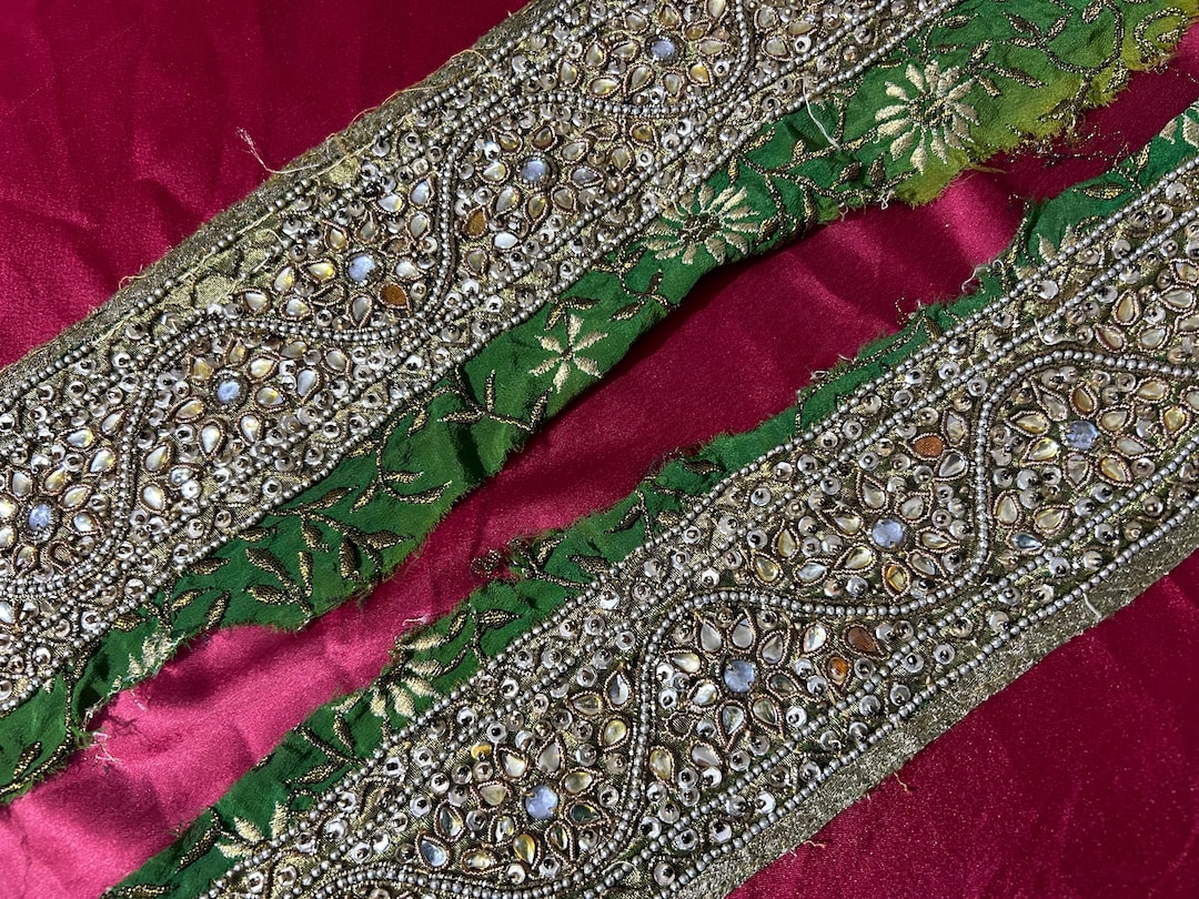 Vintage Saree Border Embroidery Border Saree Trim Vintage Sari Trim ...