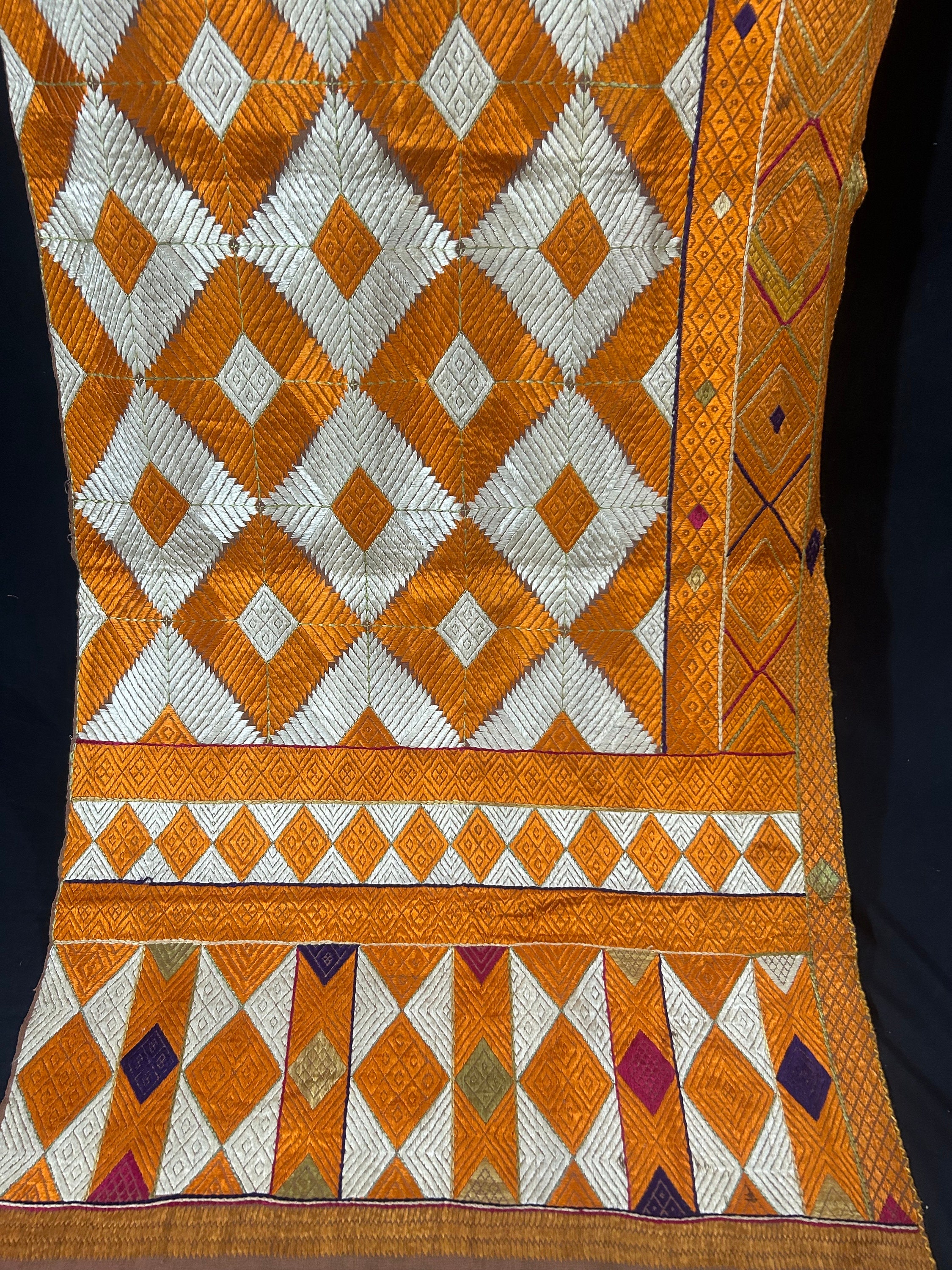 Vintage Phulkari Panel Antique Phulkari Indian Antique Textile Phulkari ...
