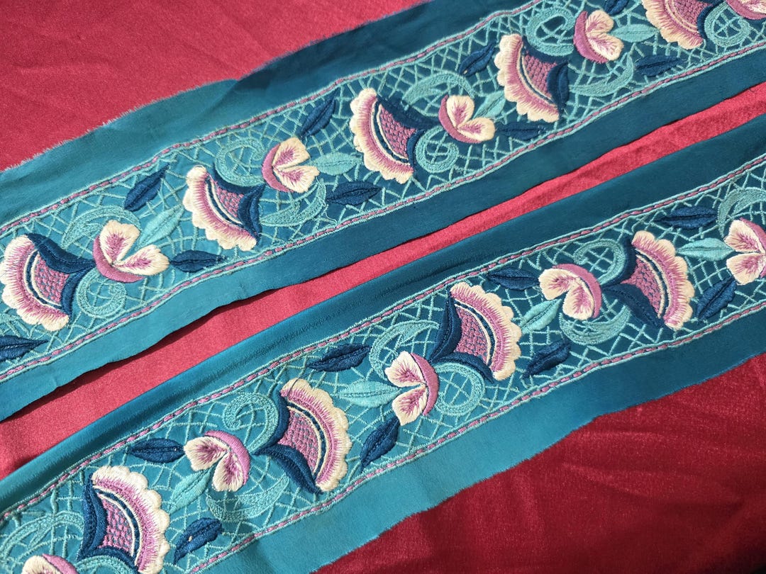 Vintage Saree Border Craft Decor Vintage Sari Trims Indian Sari Border ...