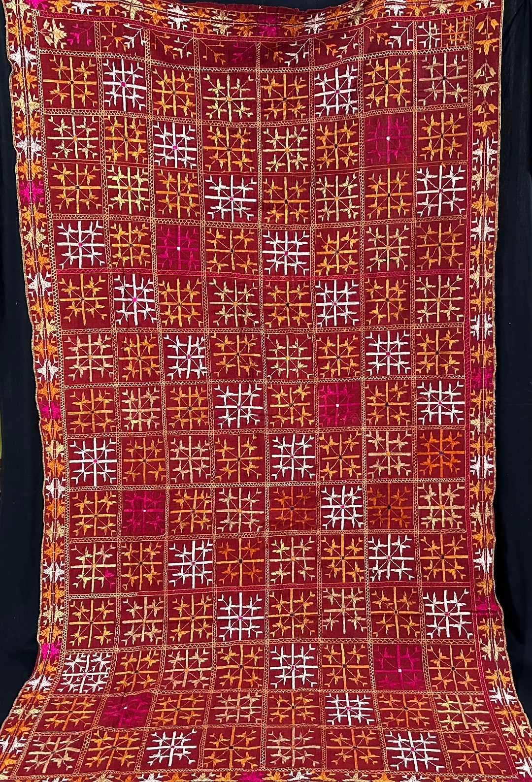 Vintage Phulkari Antique Phulkari Indian Antique Textile Phulkari ...