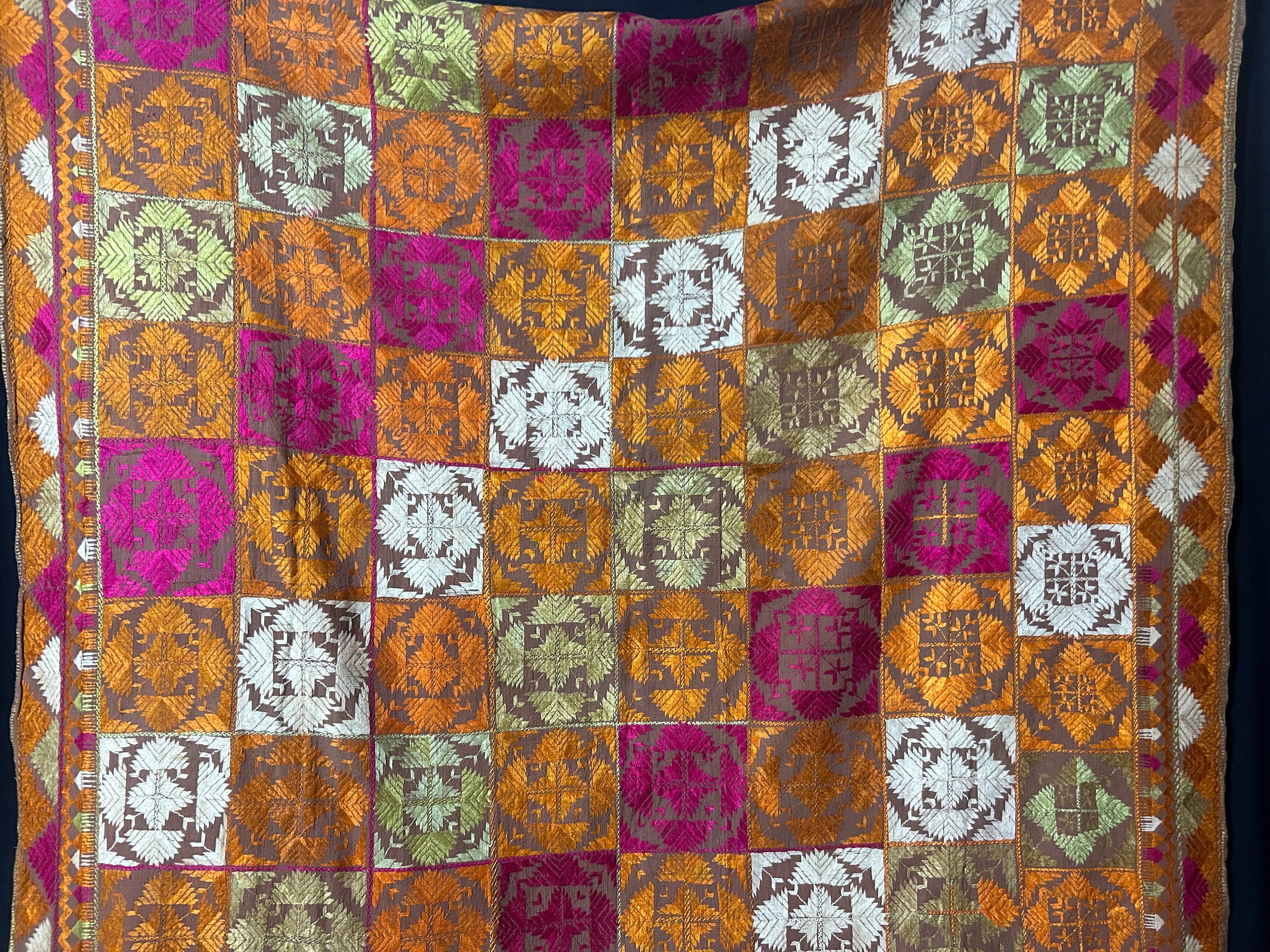 Vintage Phulkari Antique Phulkari Indian Antique Textile Phulkari ...