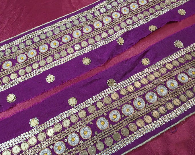 Vintage Saree Border Embroidery Border Saree Trim Vintage Sari Trim ...
