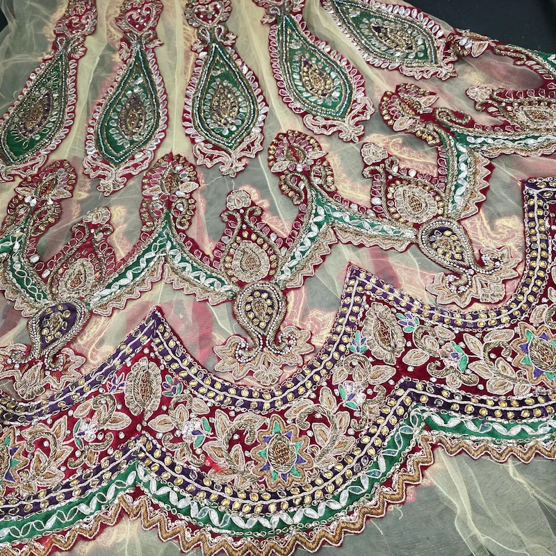 Lehenga With Zardozi Work. - Etsy