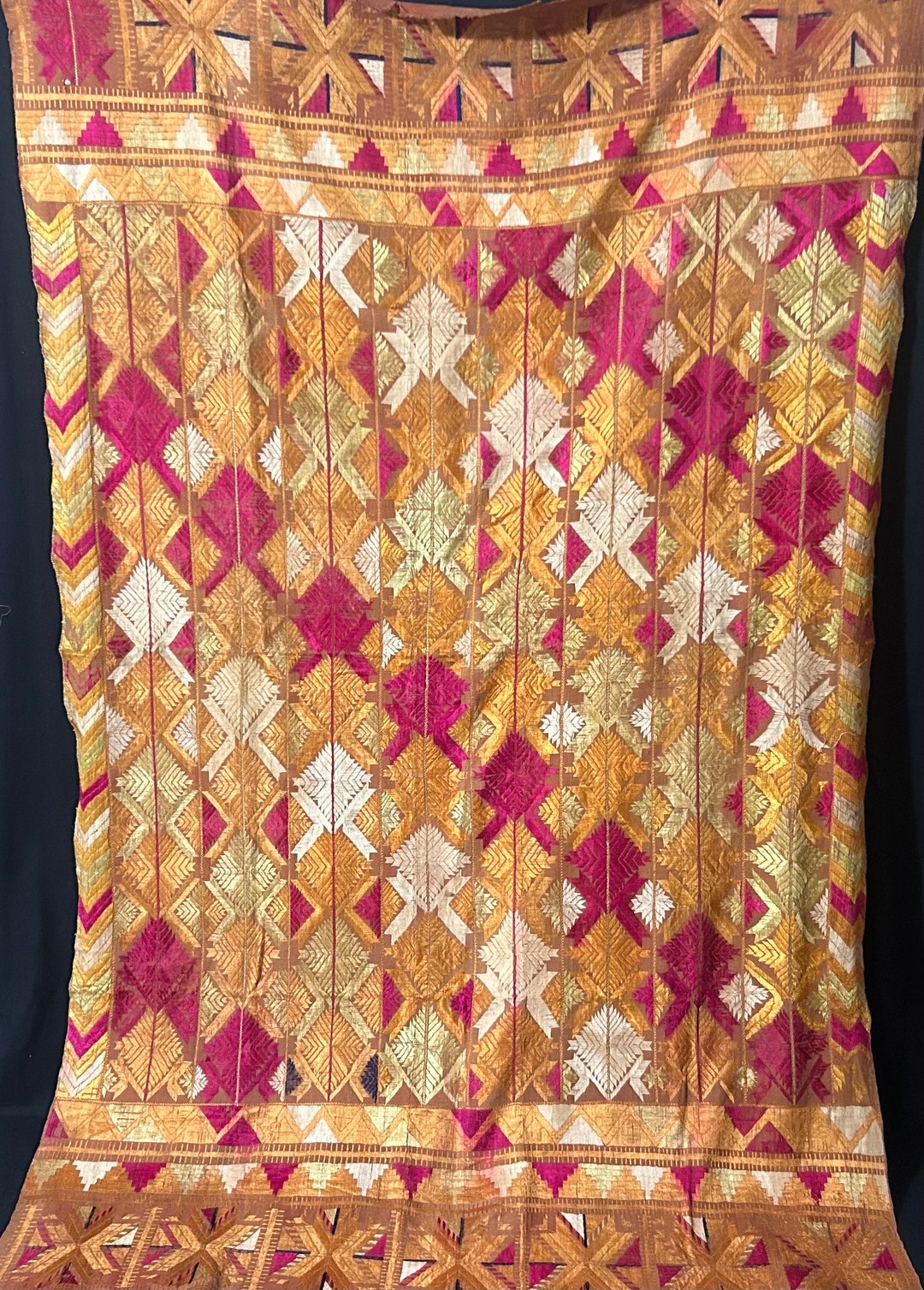 Vintage Phulkari Antique Phulkari Indian Antique Textile Phulkari ...