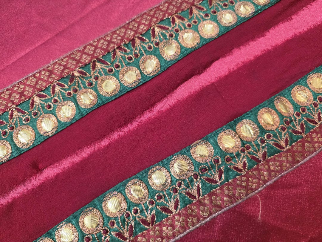 Vintage Saree Border Craft Decor Vintage Sari Trims Indian Sari Border ...
