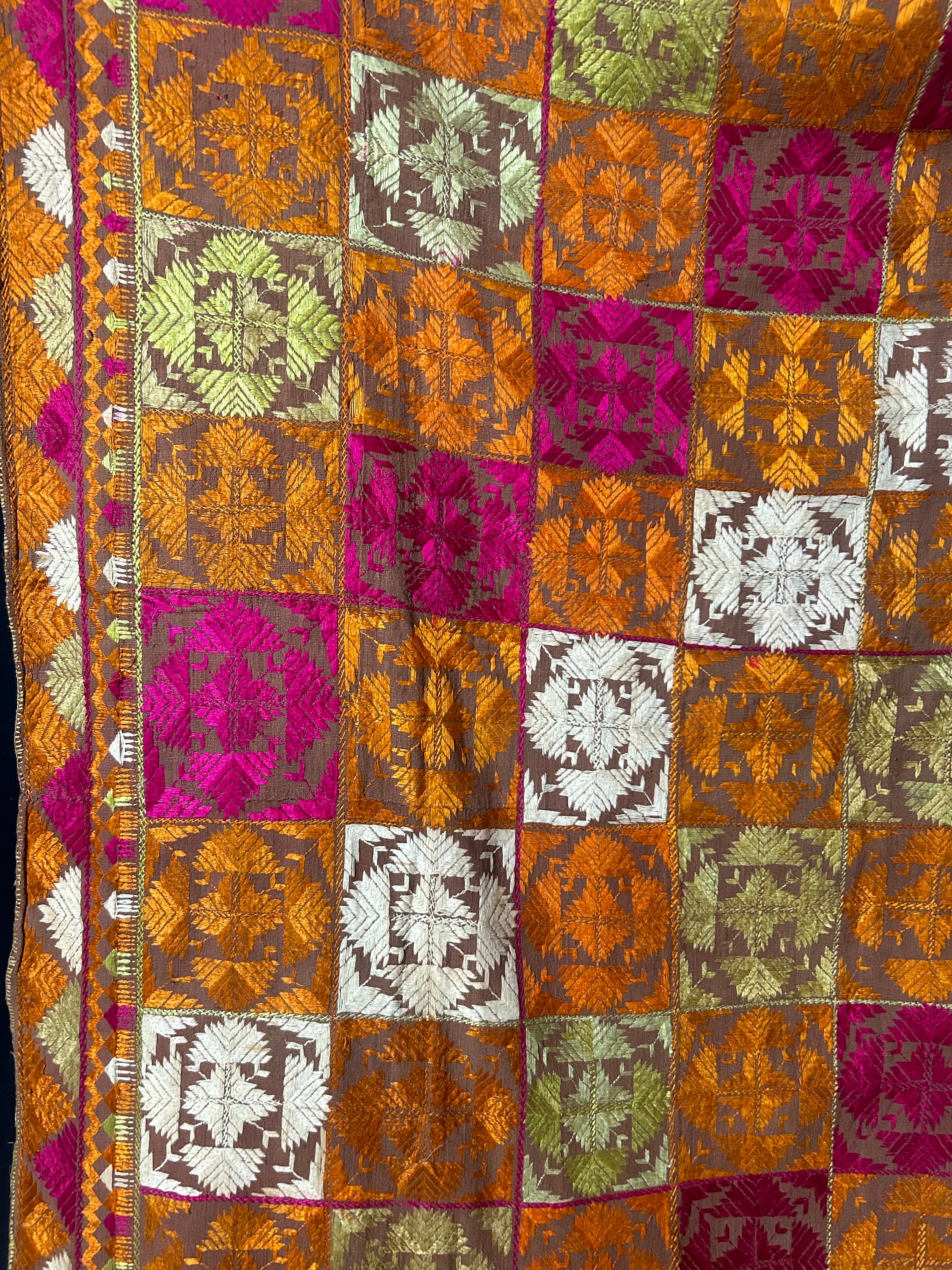 Vintage Phulkari Antique Phulkari Indian Antique Textile Phulkari ...