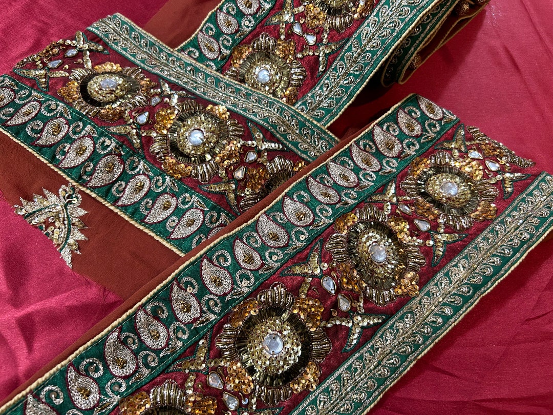 Vintage Saree Border Craft Decor Vintage Sari Trims Indian Sari Border ...