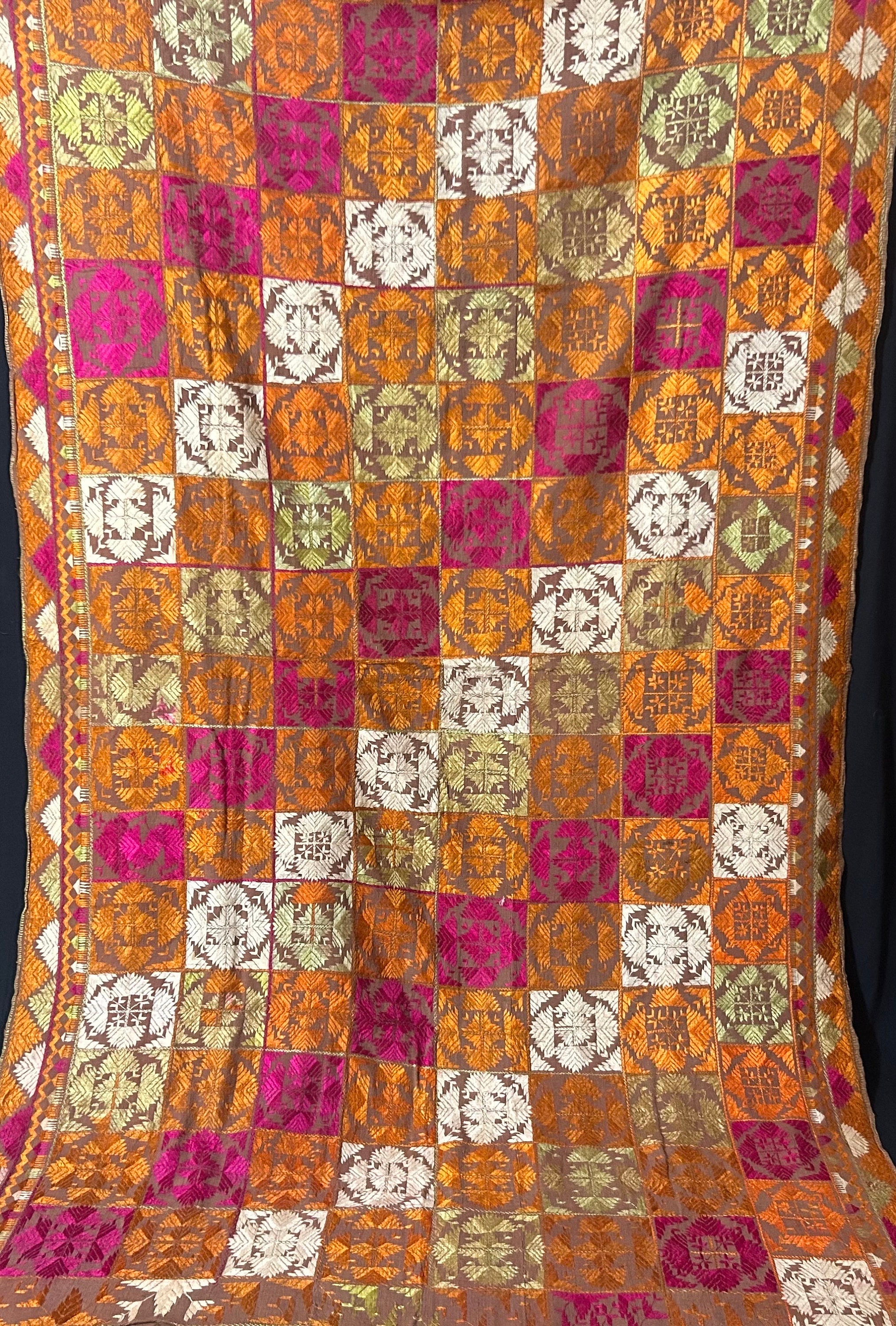 Vintage Phulkari Antique Phulkari Indian Antique Textile Phulkari ...