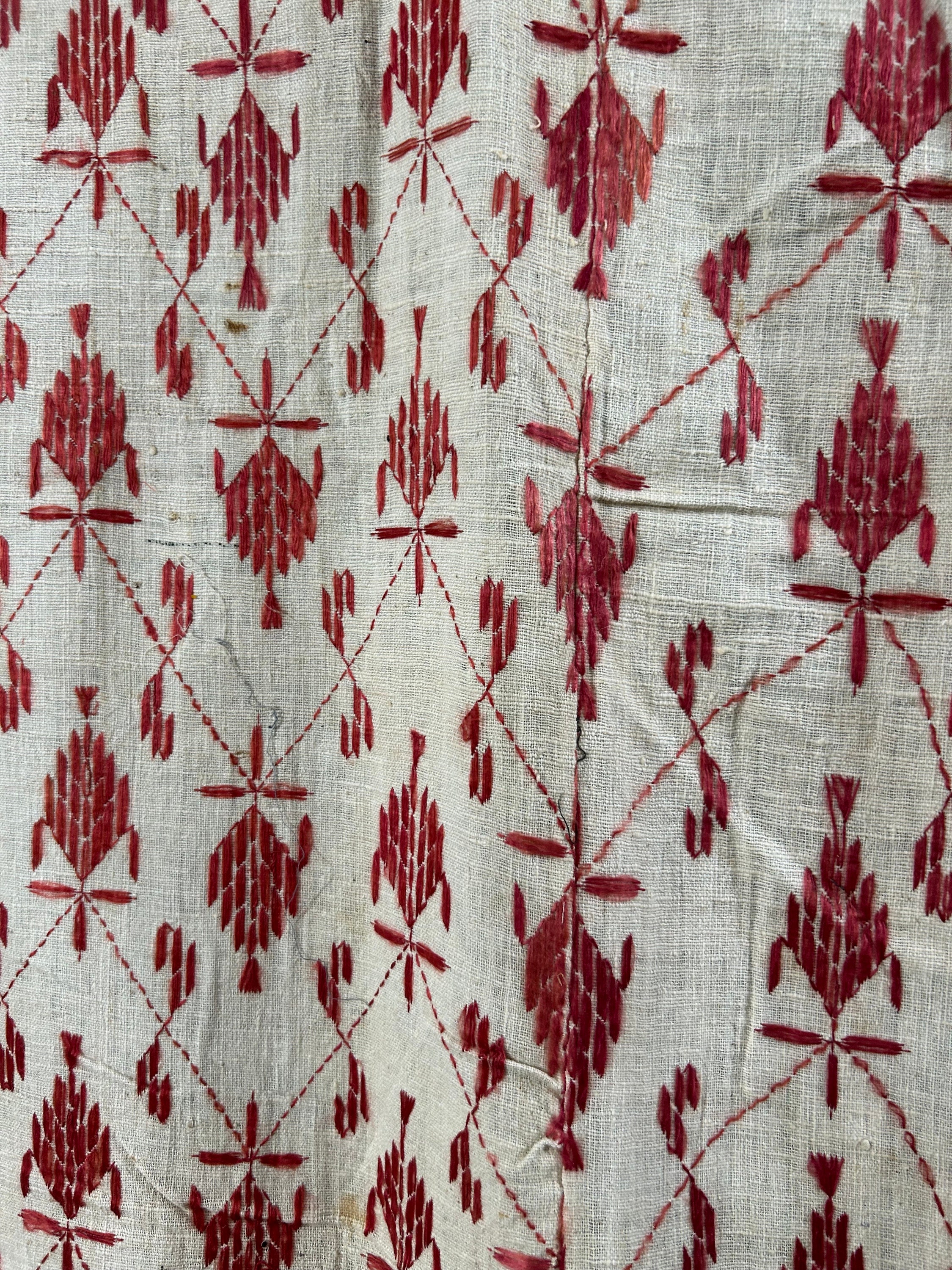 Vintage Phulkari Bagh Panel: Antique Indian Floss Silk Embroidery - Etsy