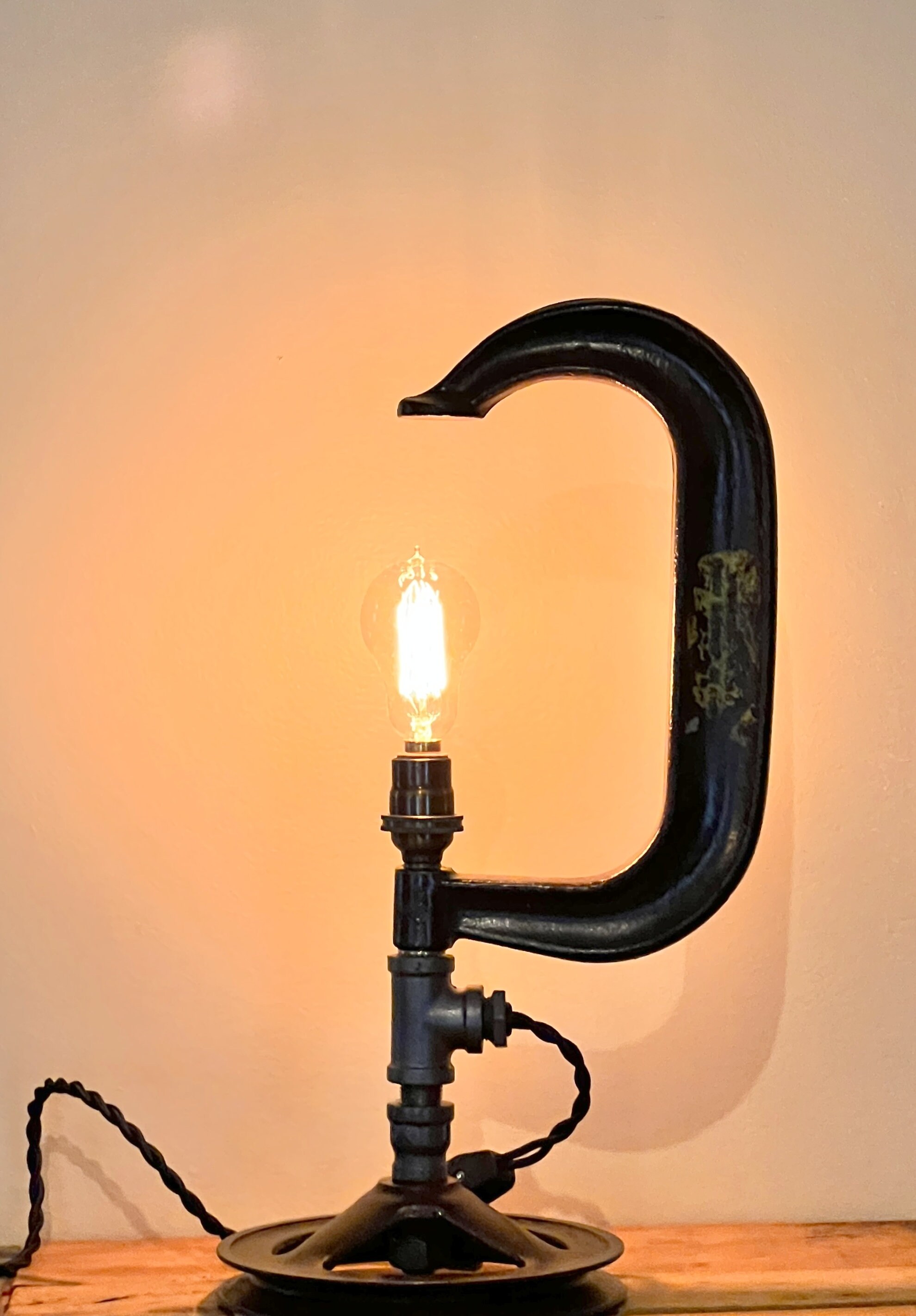 Vintage 6" C Clamp Accent Lamp - Etsy