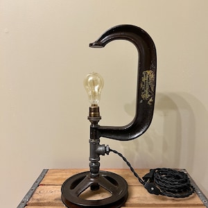 Vintage 6" C Clamp Accent Lamp - Etsy