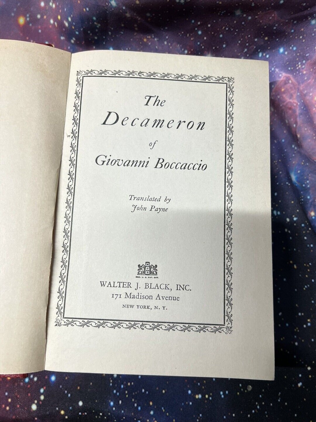 The Decameron of Giovanni Boccaccio 1936 Walter J Black Edition Vtg ...