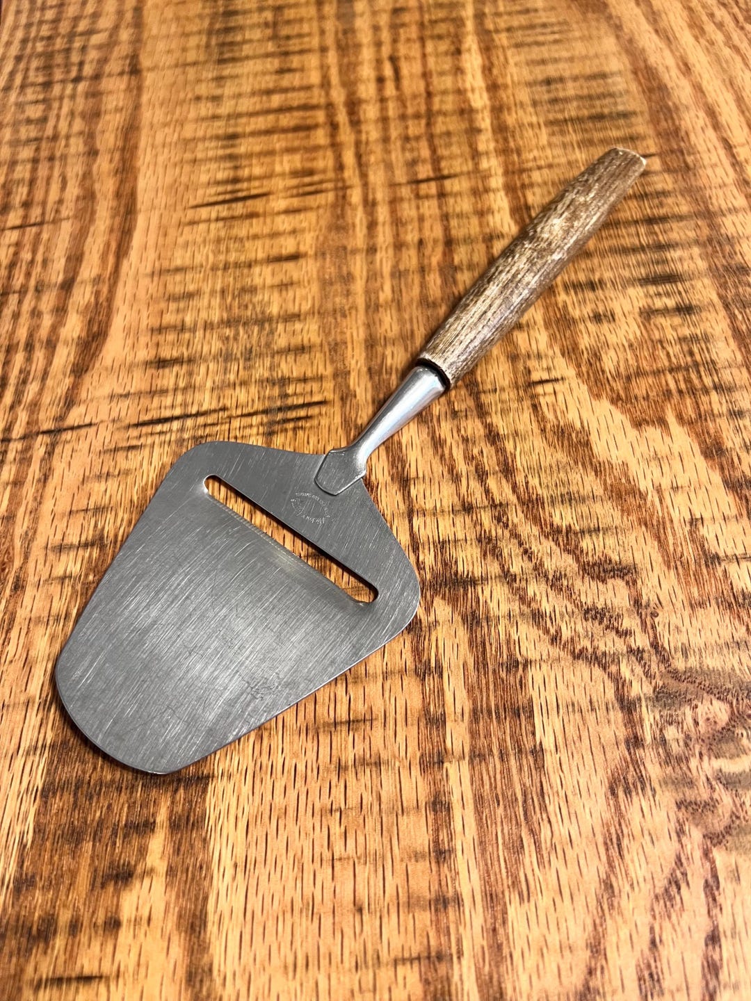 MCM Cheese Chutter Charcuterie Mid Century Wood Steel Vintage Style ...