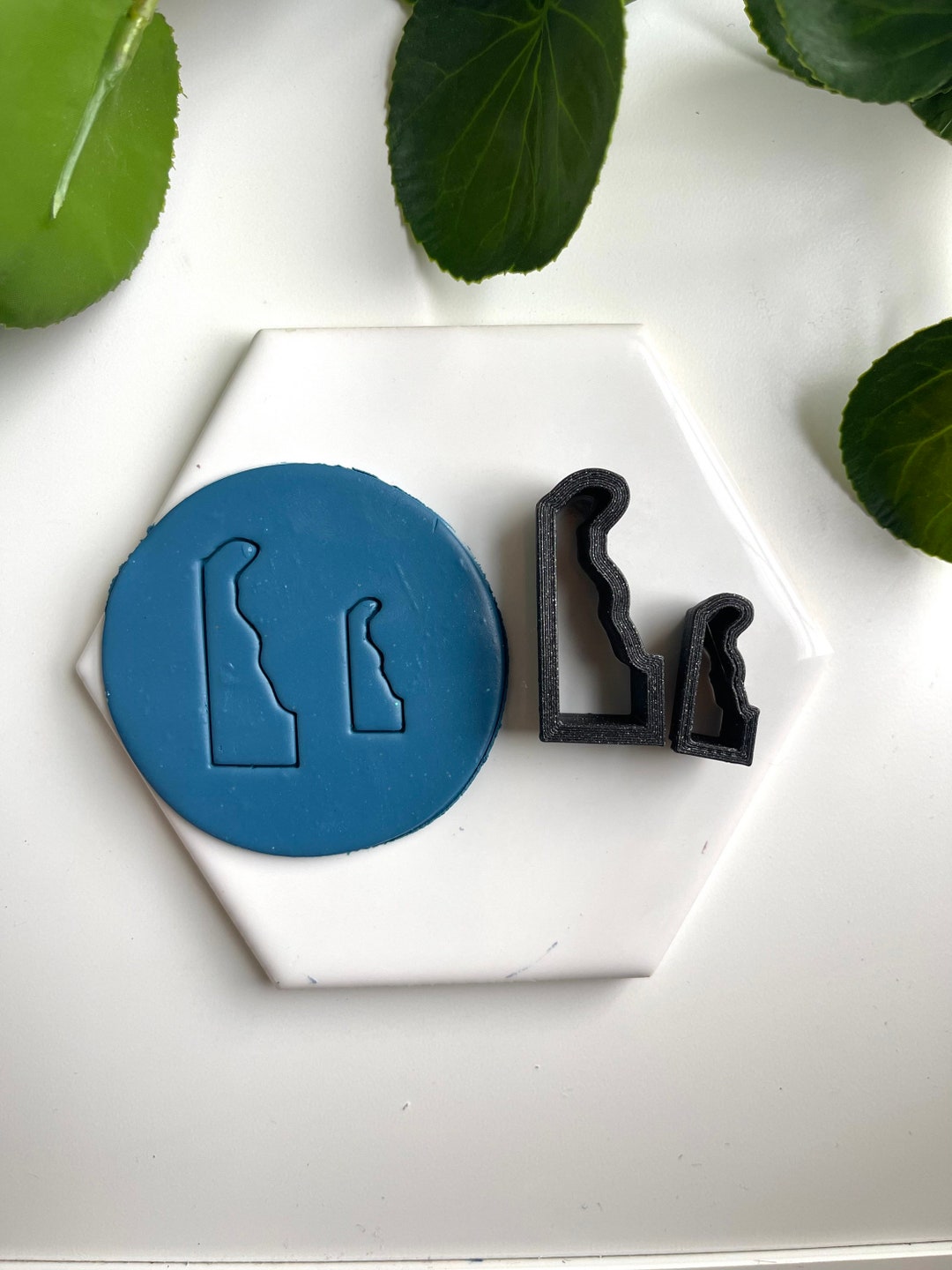 Delaware State Silhouette Collection Stud or Dangle Polymer Clay Cutter ...