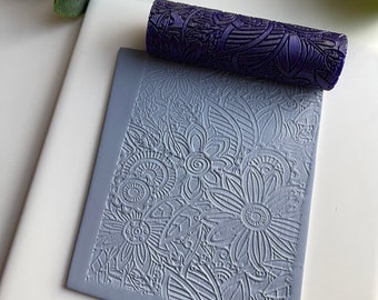 Floral Fineline Texture Roller Polymer Clay Cutter Tool - Etsy