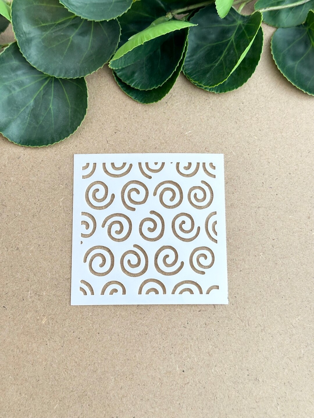 Spirals - Mini Stencil | Polymer Clay Stencil - Etsy