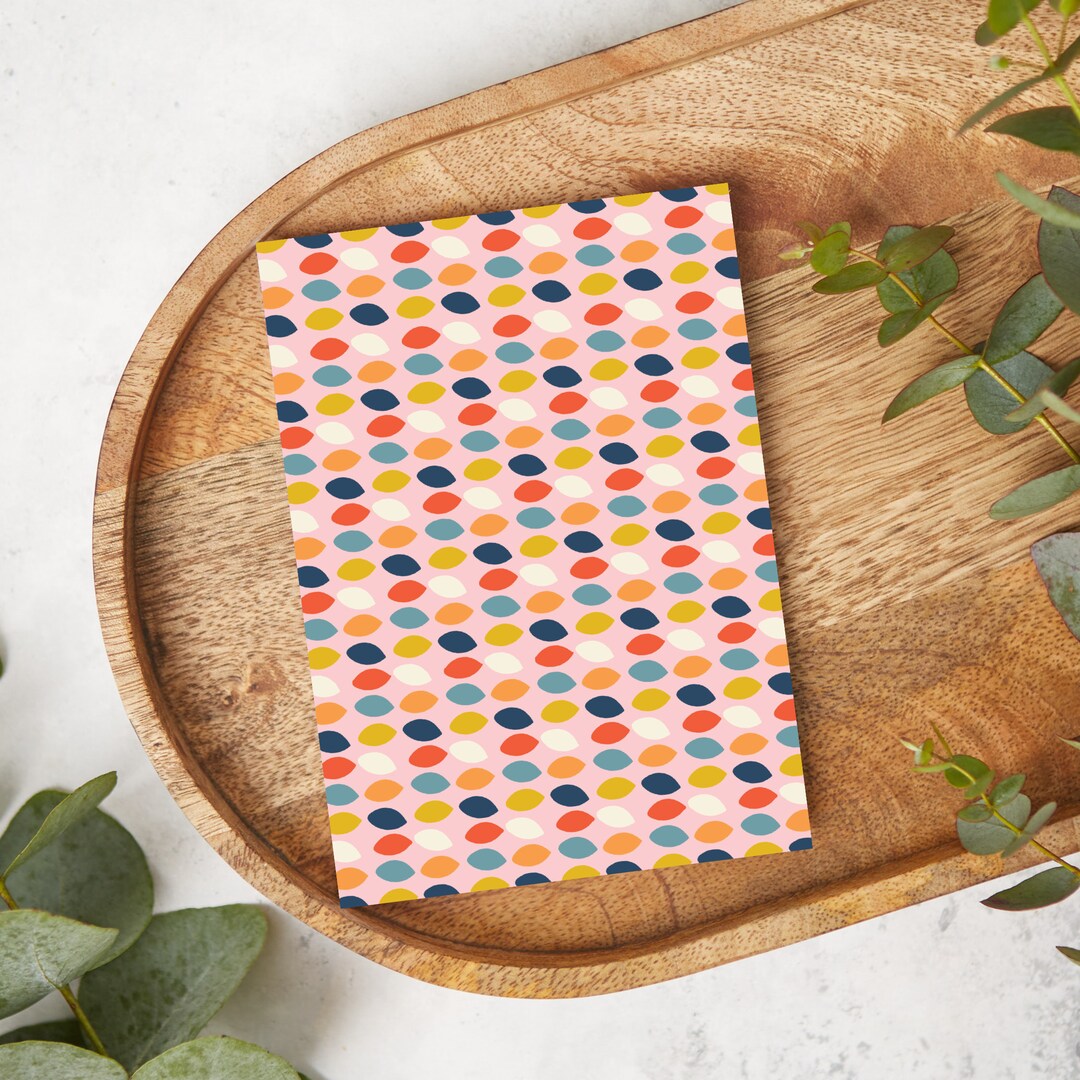 Bright Squashed Dots | SV35 | Water Soluble Transfer Paper | Polymer ...