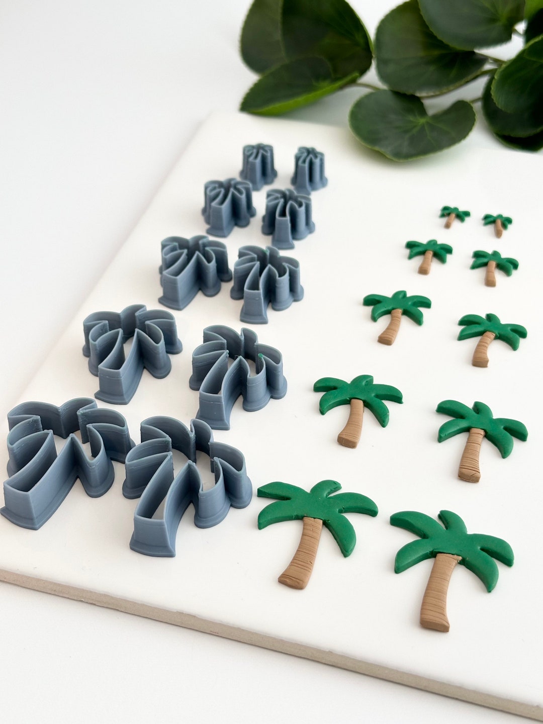 Palm Tree (mirror Set) | Polymer Clay Cutter | Earring & Jewelry Maker ...