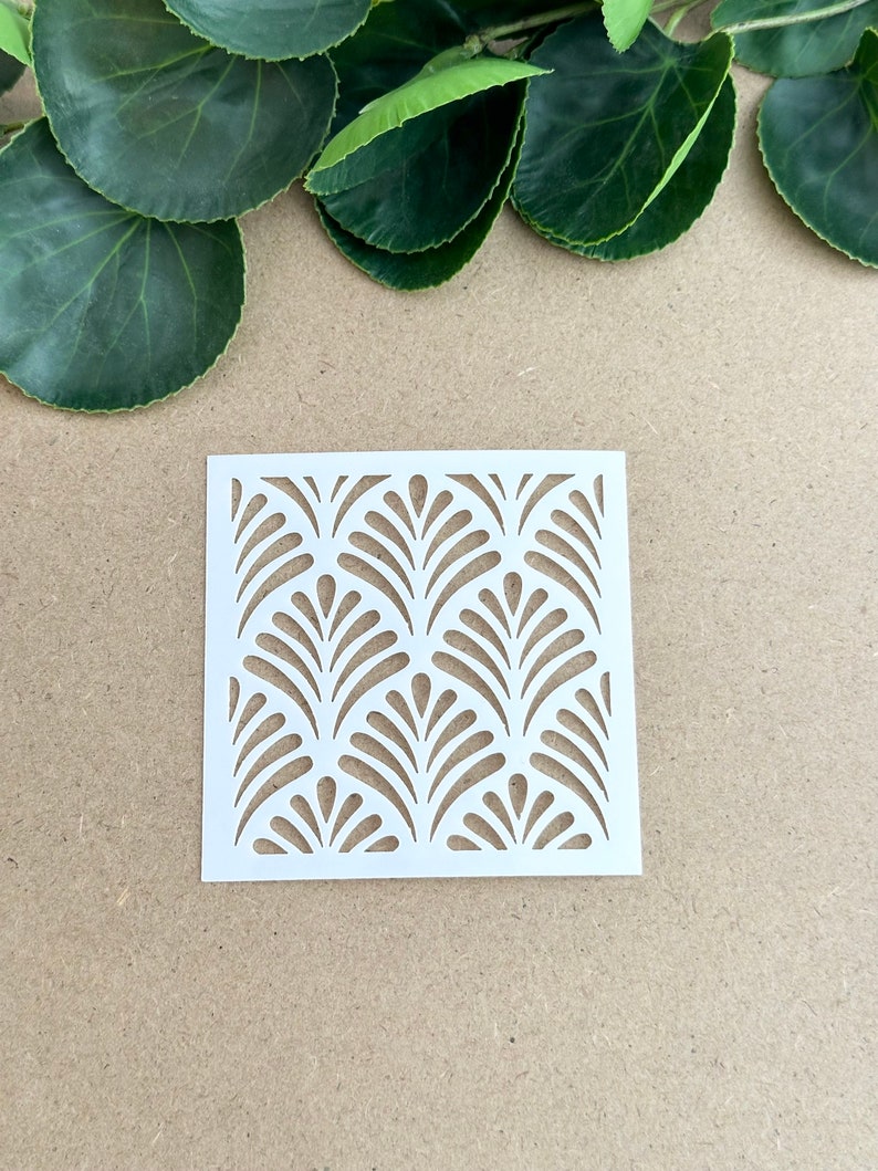 Fern Leaves - Mini Stencil | Polymer Clay Stencil - Etsy