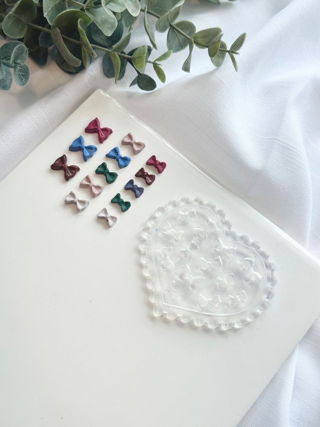 Micro Bows Mold | M14 | Silicone Mold | Polymer Clay Tool - Etsy