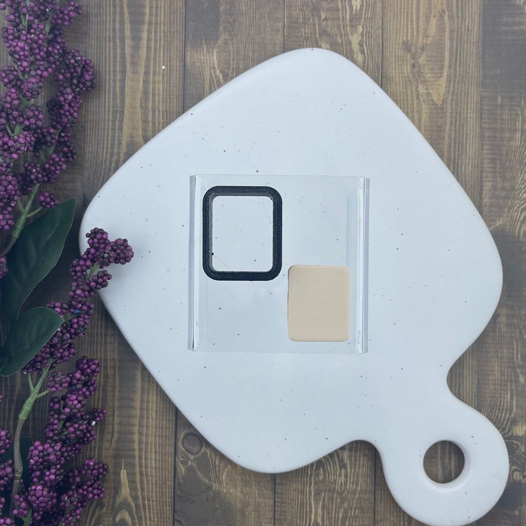 Short Rectangle Rounded Corners Polymer Clay Cutter - Etsy