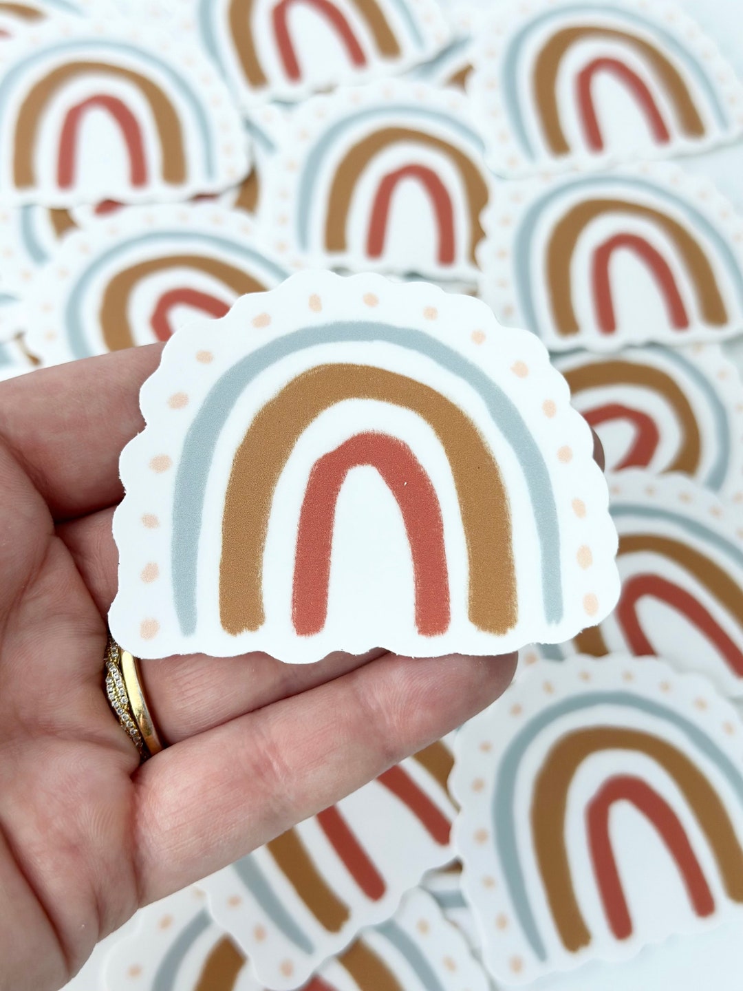 Boho Rainbow | Sticker | Weatherproof, Waterproof Stickers and Decals ...