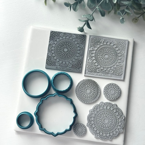 Polymer Clay Mandala Texture Mat - Etsy