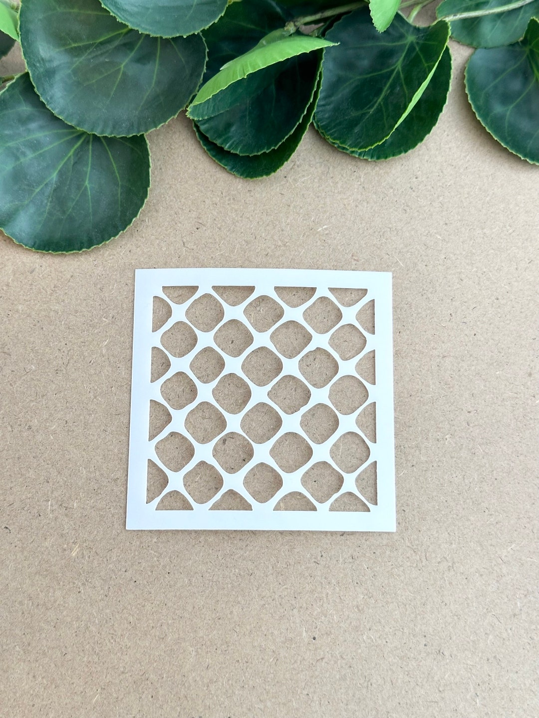 Organic Squares - Mini Stencil | Polymer Clay Stencil - Etsy