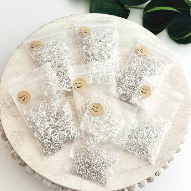 Silver Fine Jump Rings - Etsy