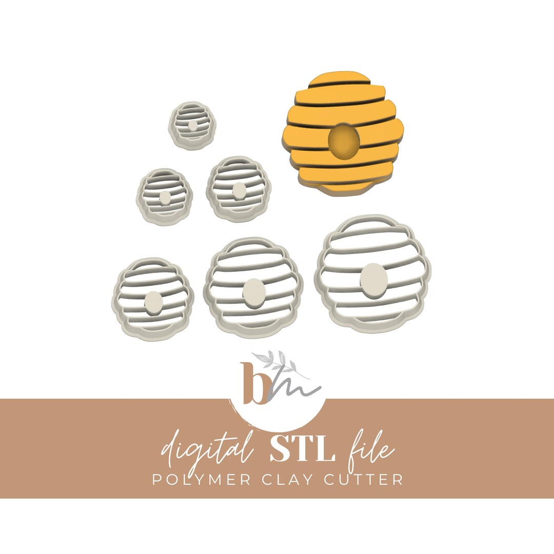 Beehive - 6 Sizes | Digital STL File | Polymer Clay Cutters & Tools - Etsy