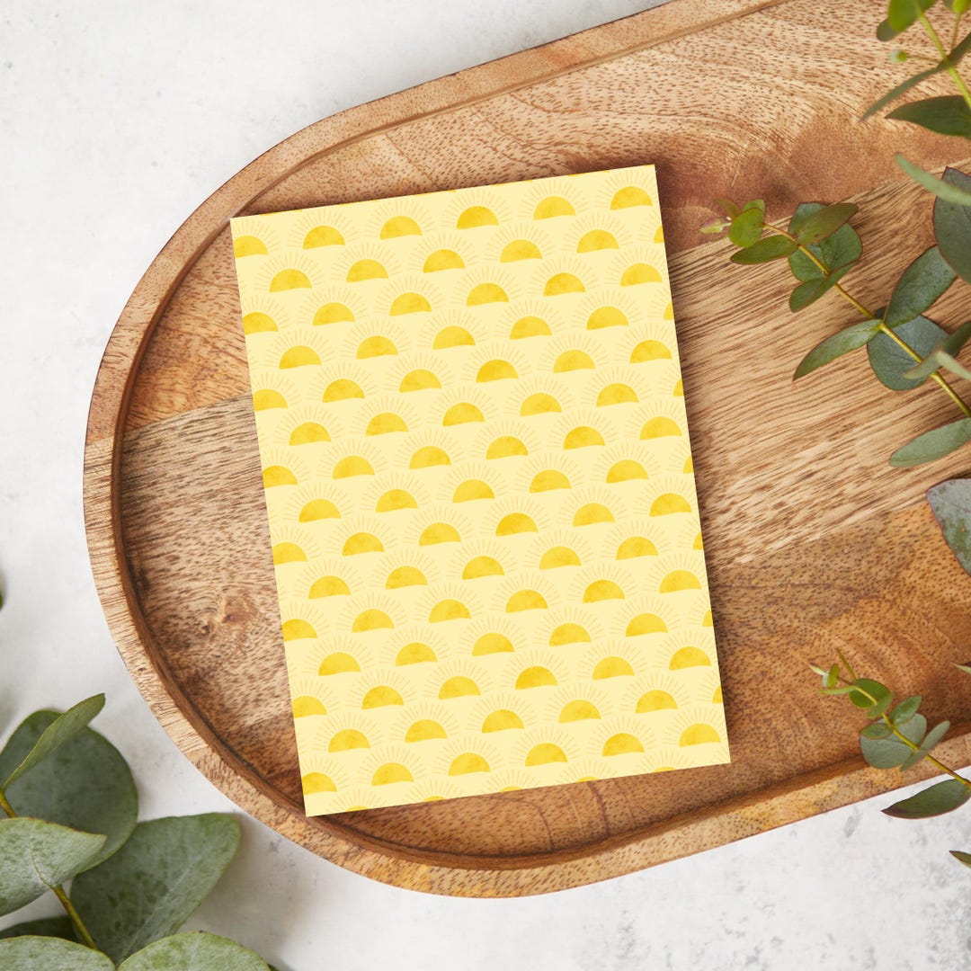 Yellow Sunrise | SU02 | Water Soluble Transfer Paper | Polymer Clay ...