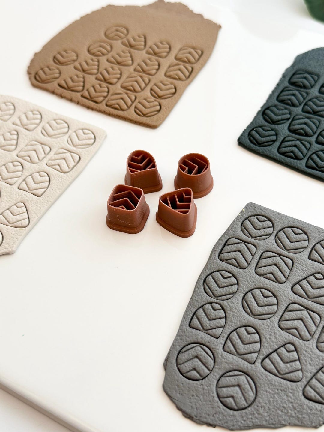 Chevron Shapes Studs | Polymer Clay Cutter | Earring & Jewelry Maker ...