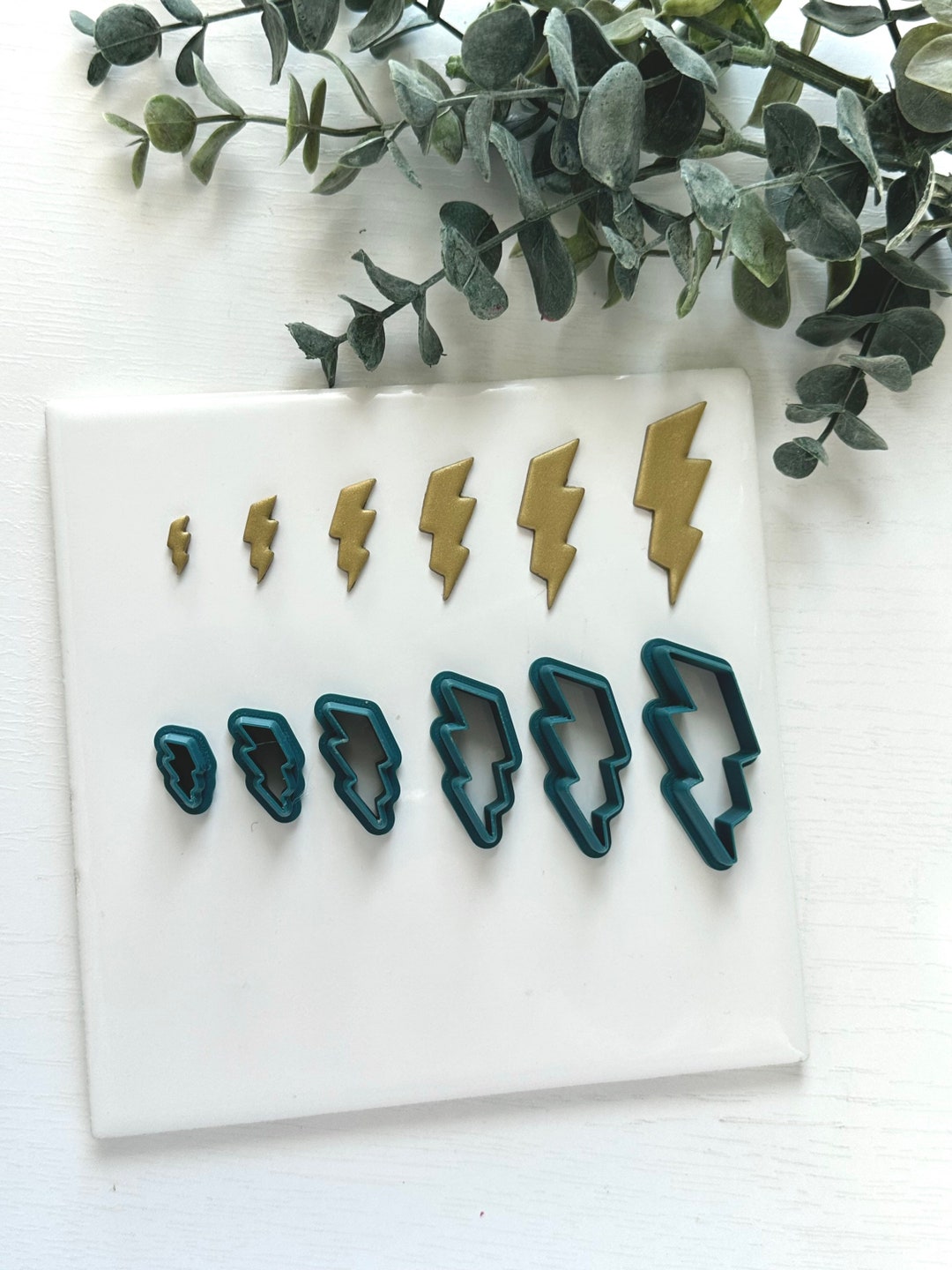 Lightning Bolt | Polymer Clay Cutter | Earring & Jewelry Maker Supplies ...