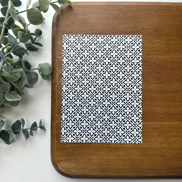 Black and White Pottery Transfer - Etsy