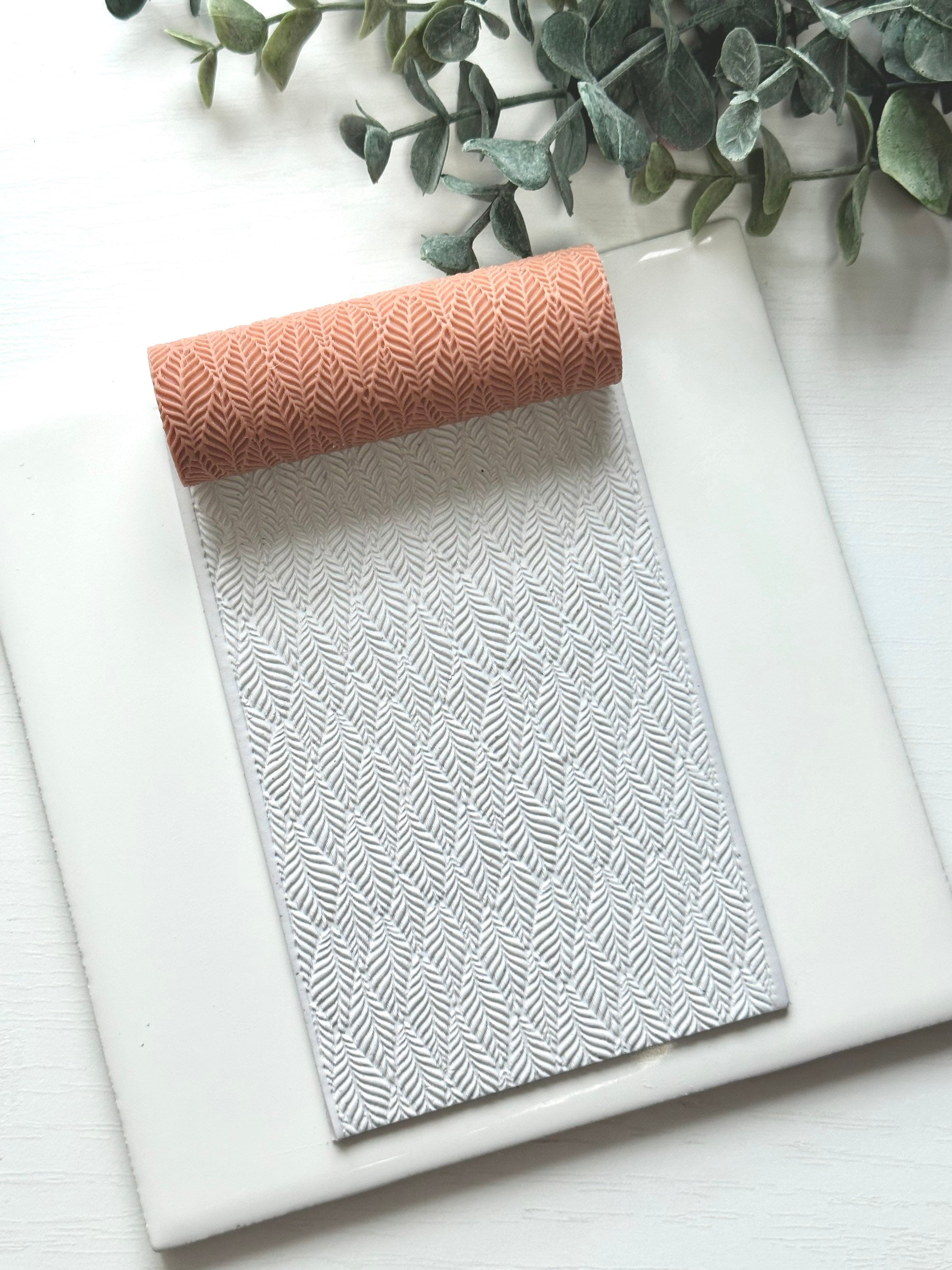 Fern Leaves Seamless Texture Roller Polymer Clay Cutter - Etsy