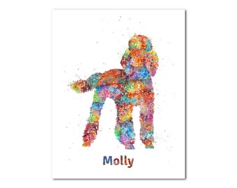 Poodle Dog Poster - Etsy