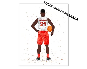 Basketball Poster Custom - Etsy