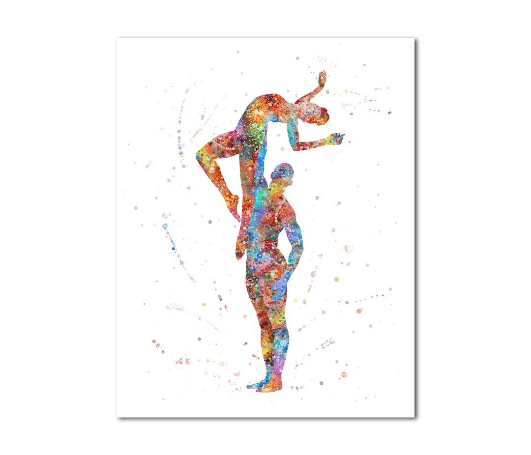 Contemporary Dance Poster Picture Painting Print Contemporary Dance ...