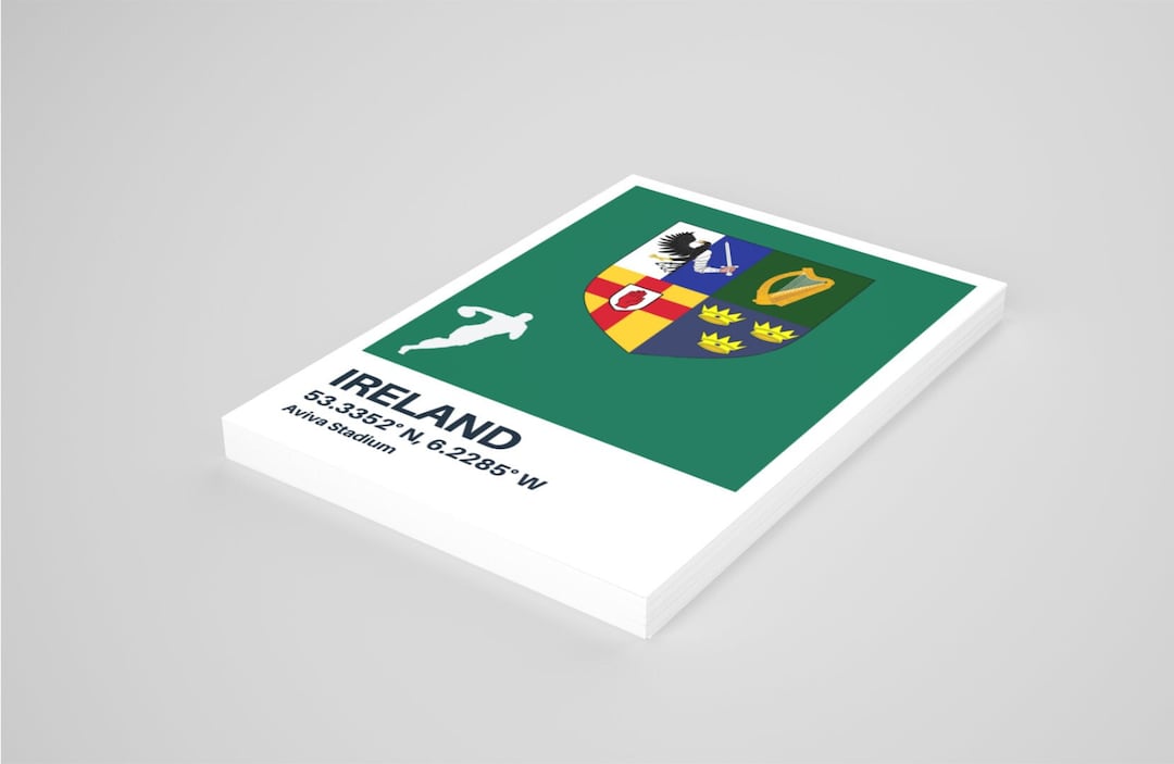 Ireland Rugby Union Provinces Crest Poster Print Gift - Etsy