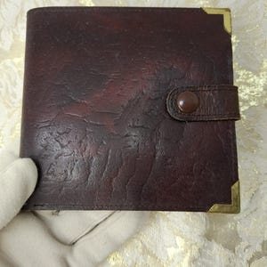 Vintage Wallet Retro Brown Leather Wallet Mens Wallet With Coin Pocket ...