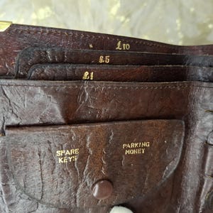 Vintage Wallet Retro Brown Leather Wallet Mens Wallet With Coin Pocket ...