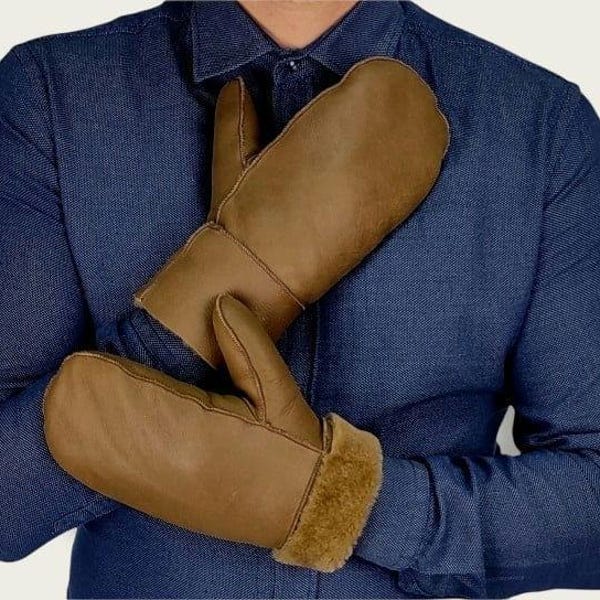 Mens Wool Mittens - Etsy