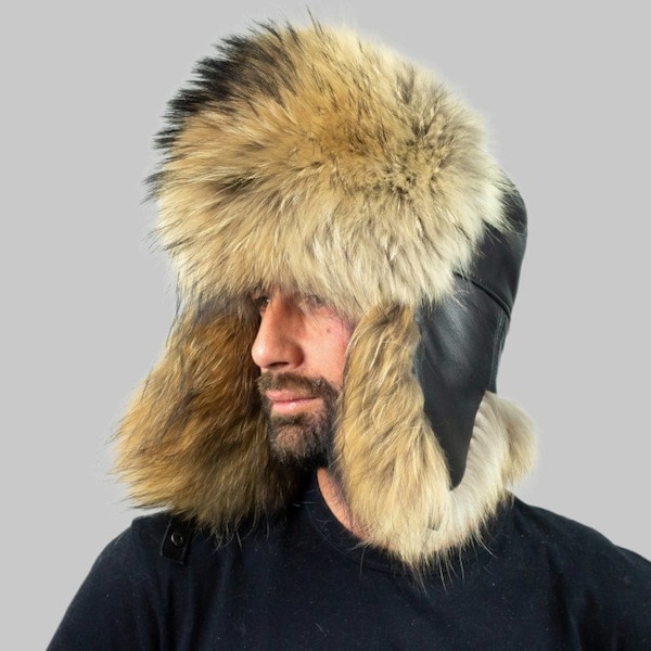 Raccoon Fur Ushanka - Etsy