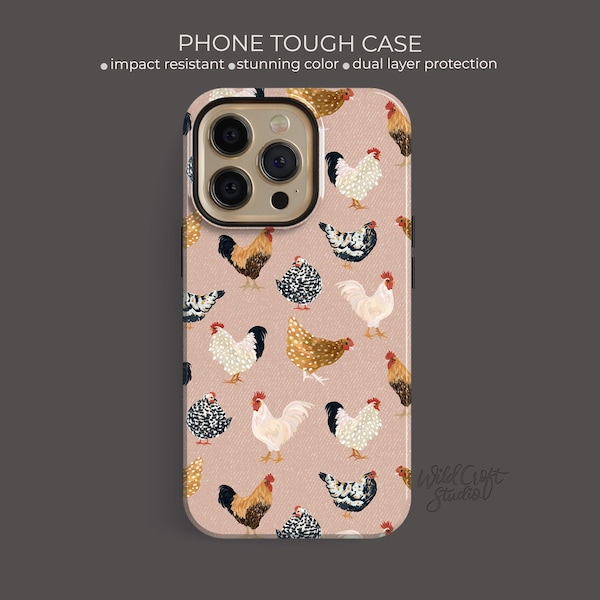 Chicken Phone Case - Etsy