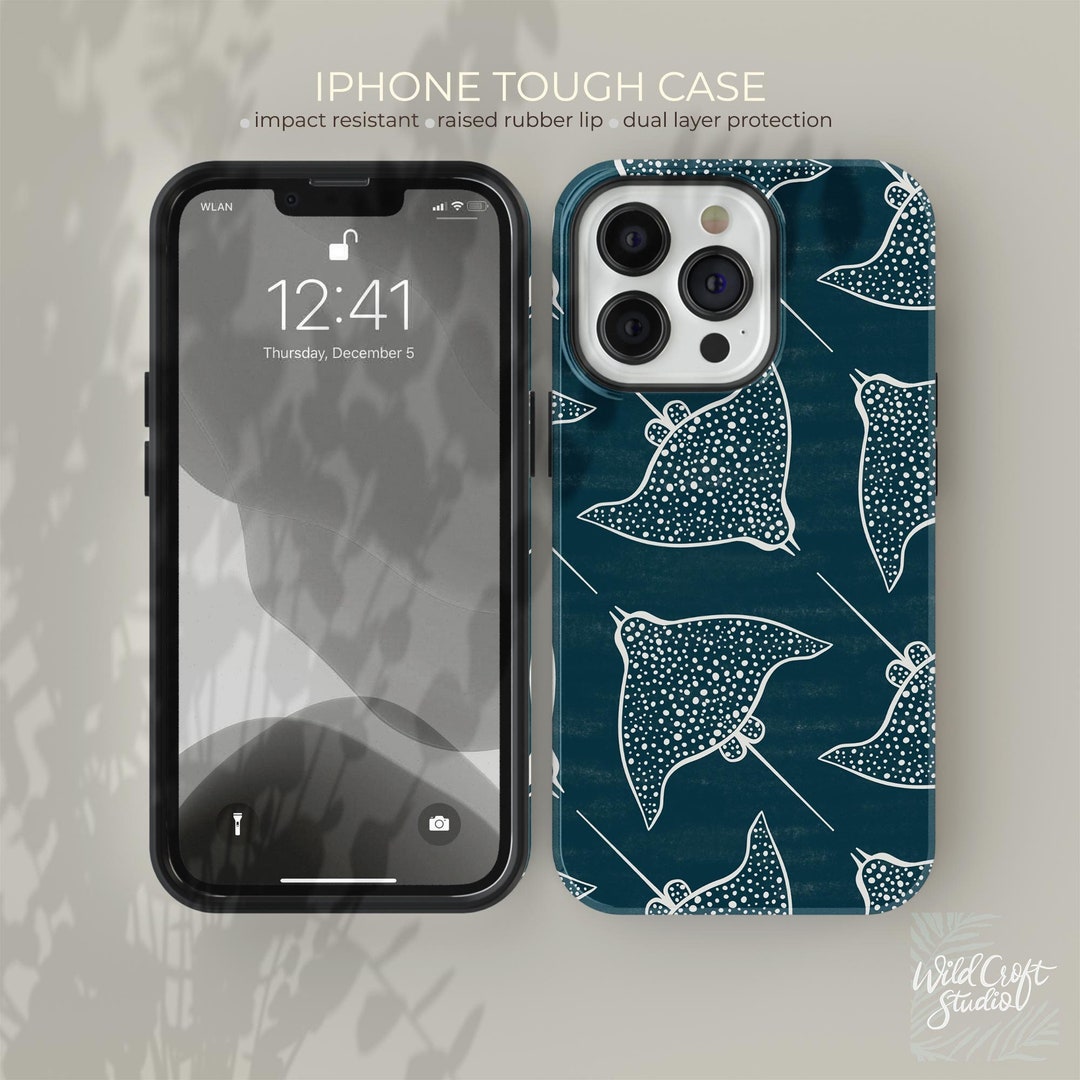 Stingray Tough Phone Case for iPhone 17 16 15 14 13, Samsung Galaxy S25 ...