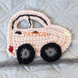 PATTERN, Crochet Car Applique. - Etsy