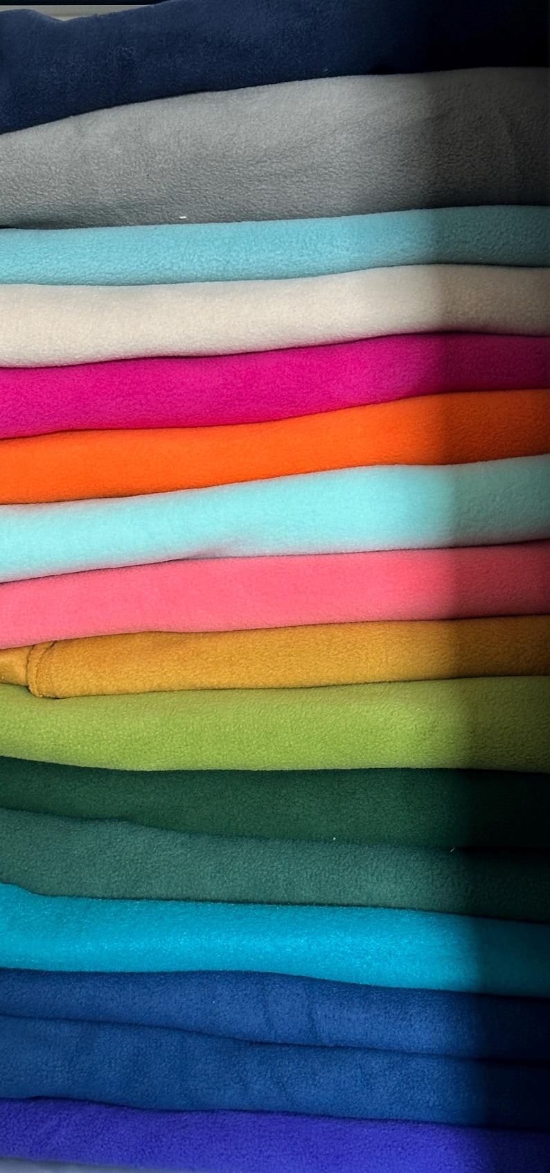 REMNANTS, Anti-pill Fleece Remnants - Assorted Colors & Sizes - Etsy